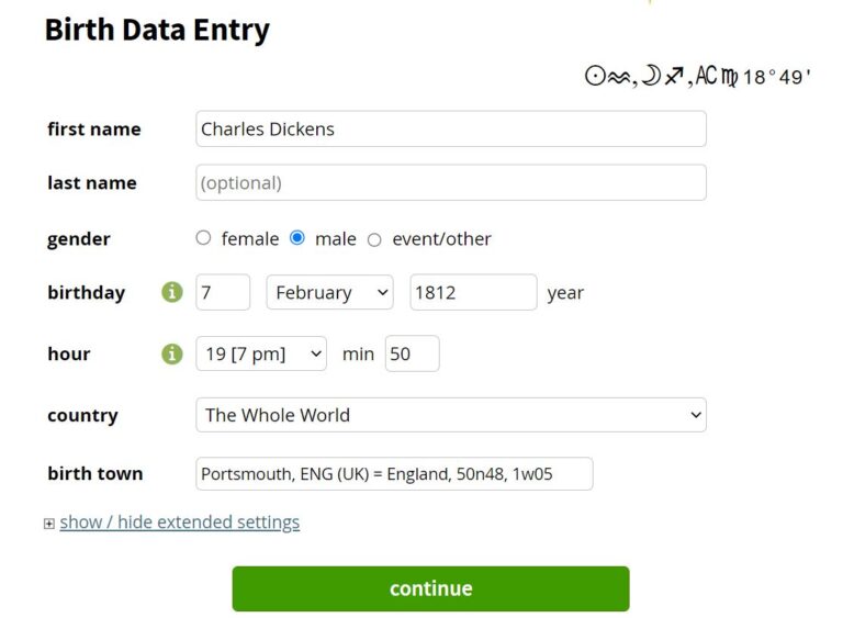 How to Cast Your Traditional Birth Chart for FREE - Satya Astrology